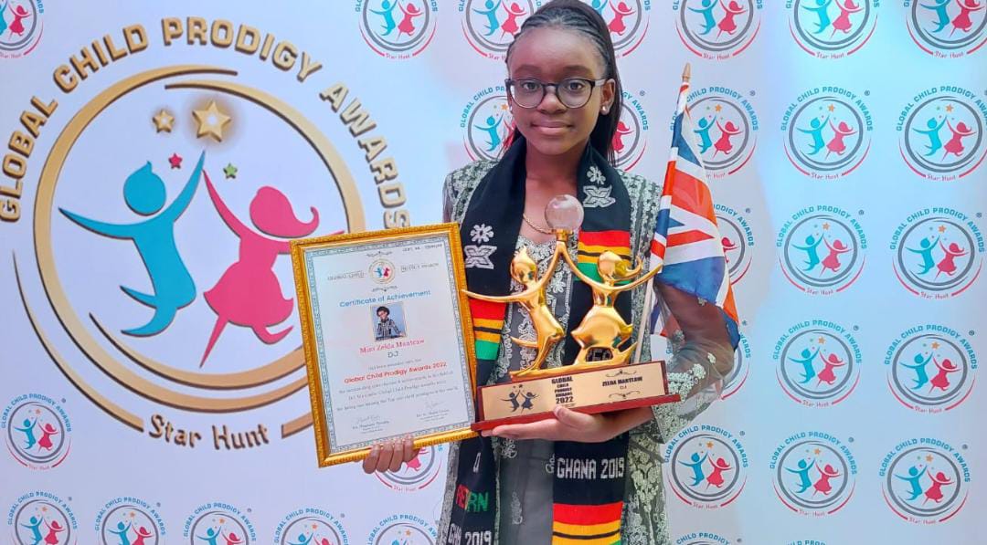 Ghana's DJ Zel honoured at the Global Child Prodigy Awards 2022 in ...