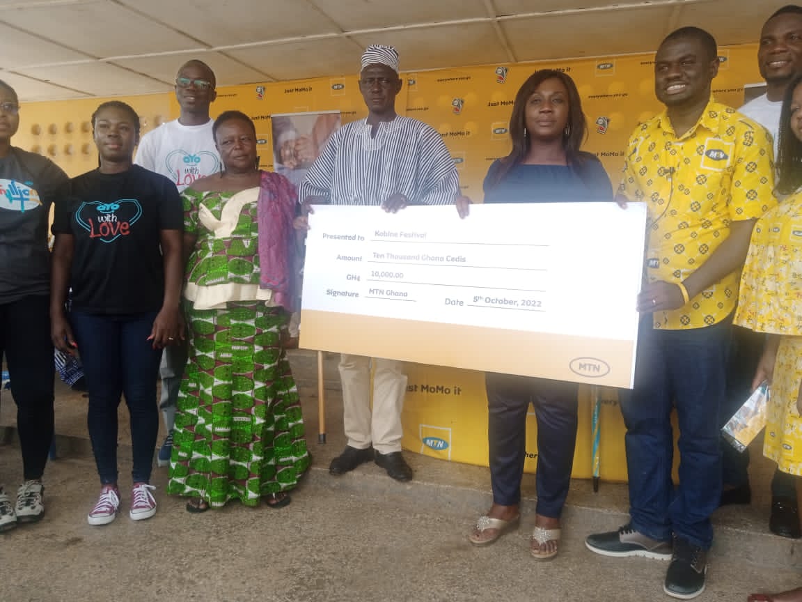 MTN supports Kobine festival with GH¢10,000.00 | Ghana News Agency