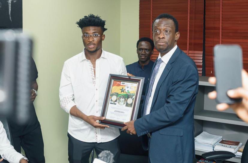 Kudus receives commemorative Gold Coin medal | Ghana News Agency