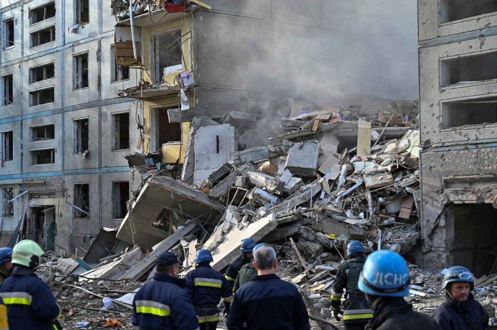 20 still missing in Dnipro after Russian attack on high-rise flats ...