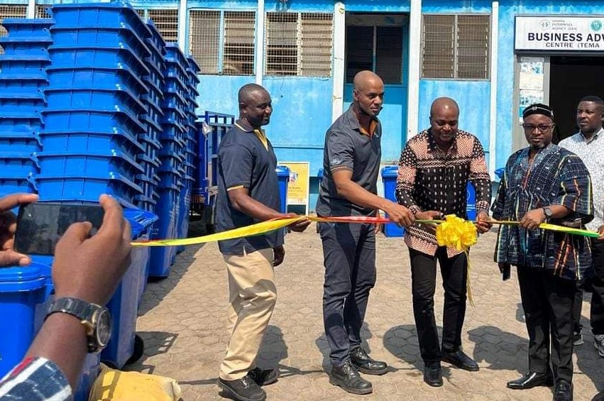 Pioneer Food Cannery donates 170 dustbins to Tema Metropolis Assembly ...
