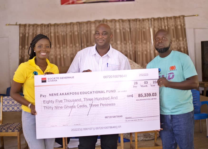 Kasunya Education Fund receives support from Golden Exotics | Ghana ...