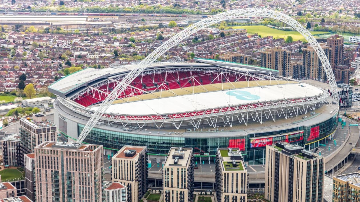 Looking back at 100 years since the first match at Wembley Stadium ...