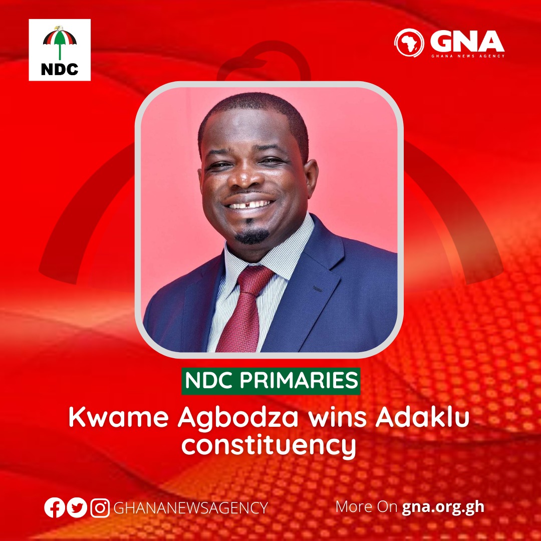 Winners of the 2023 NDC parliamentary primary election | Ghana News Agency