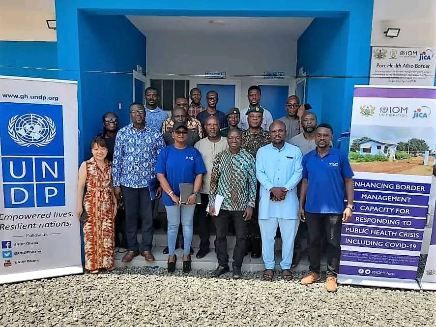 IOM, JICA Commission WASH facility, Isolation Centre at Aflao border ...