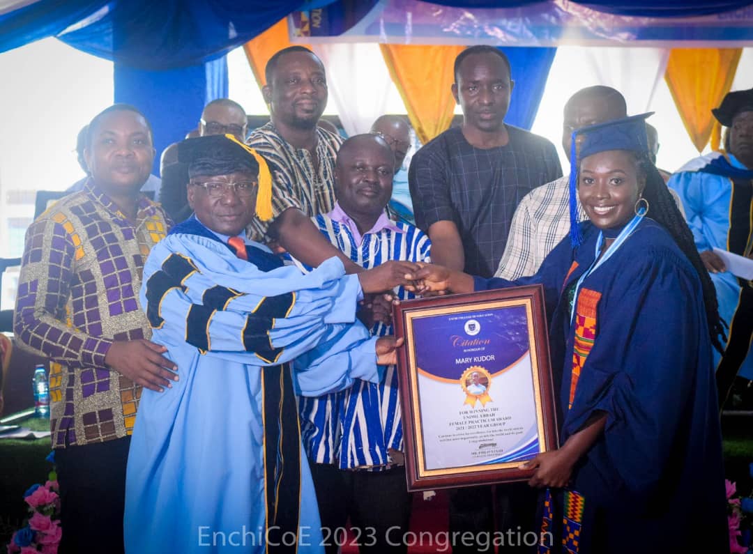 Three hundred and fifteen students graduate from Enchi College of ...