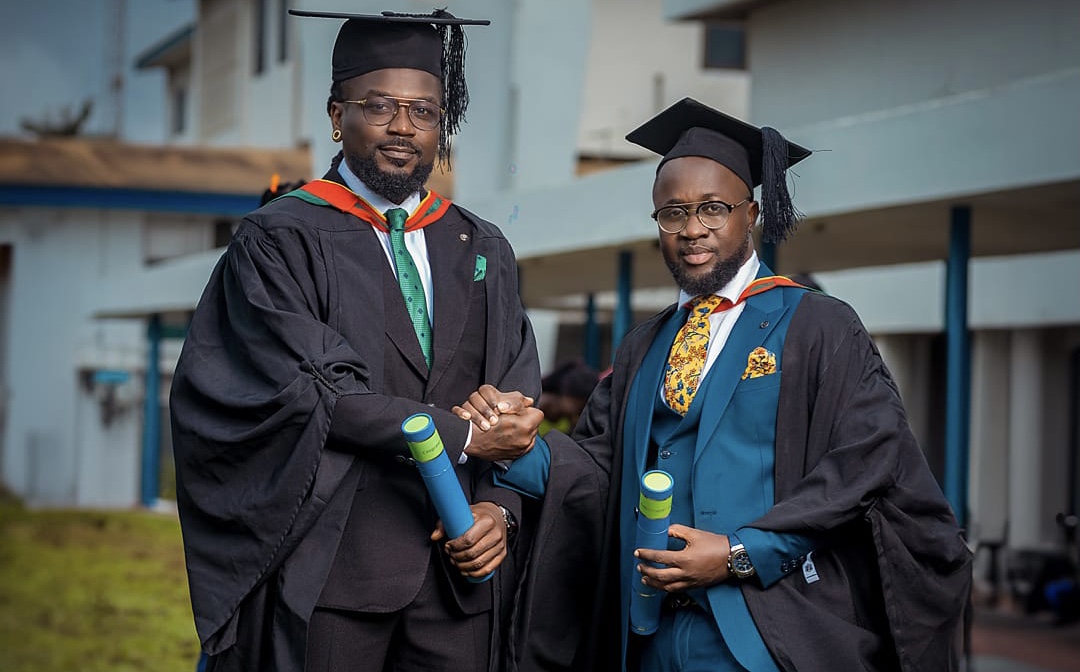 KK Fosu congratulates Samini, Kokoveli after GIMPA graduation | Ghana ...