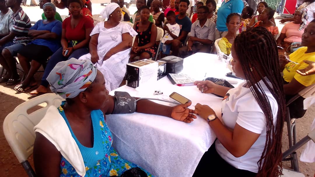Parliamentary Aspirant organizes health outreach at Adenta Lorry ...