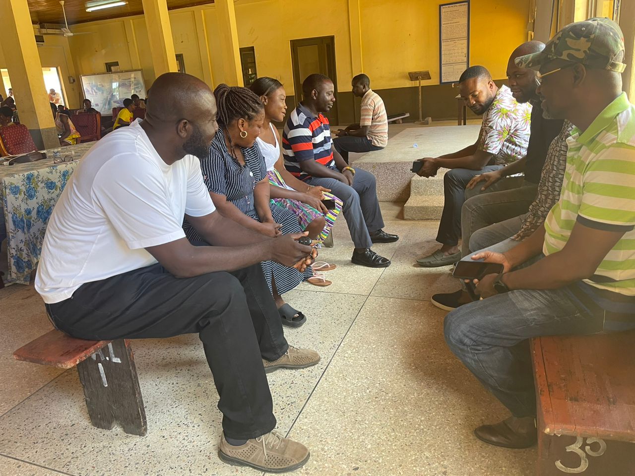 NDC Volta Regional Executives tour Limited Registration Centres | Ghana ...