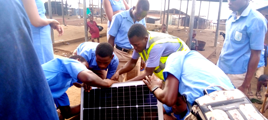 WoraWora SHS builds solar-powered water fountain | Ghana News Agency