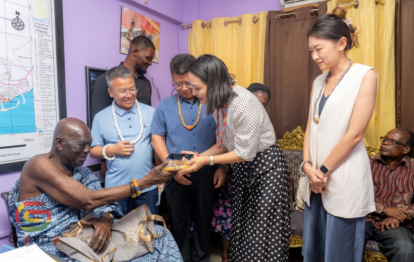 Oguaa Traditional Council honours four Chinese business executives with ...