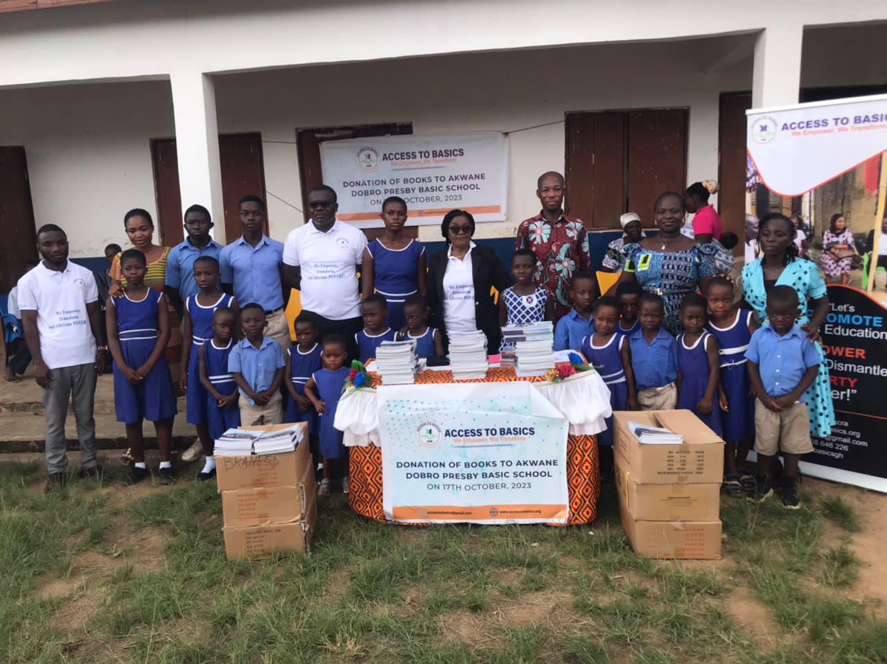 Akwane Dobro Presby Basic School gets support | Ghana News Agency