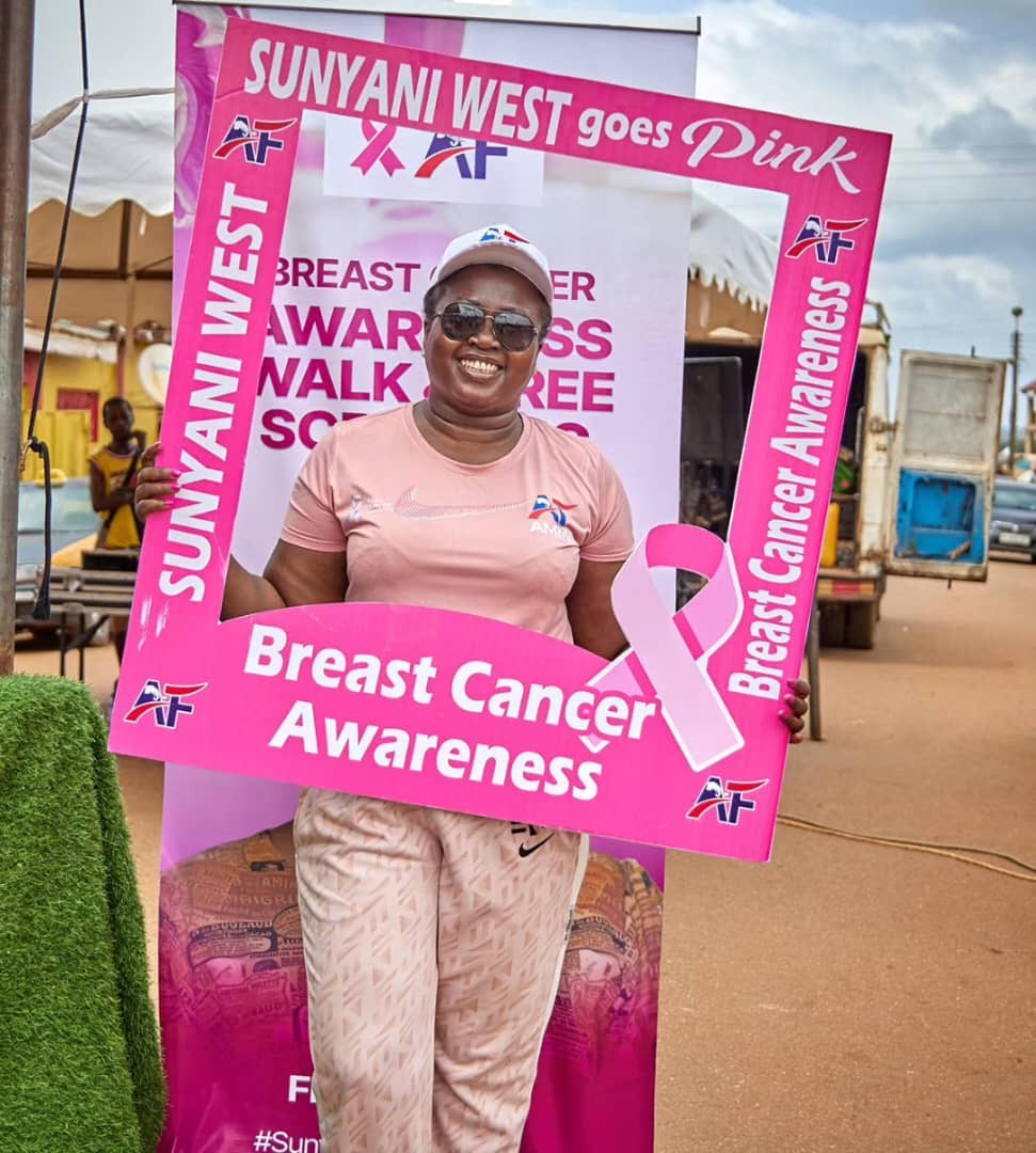 Amma Frimpong takes breast cancer awareness campaign to Odumase | Ghana ...