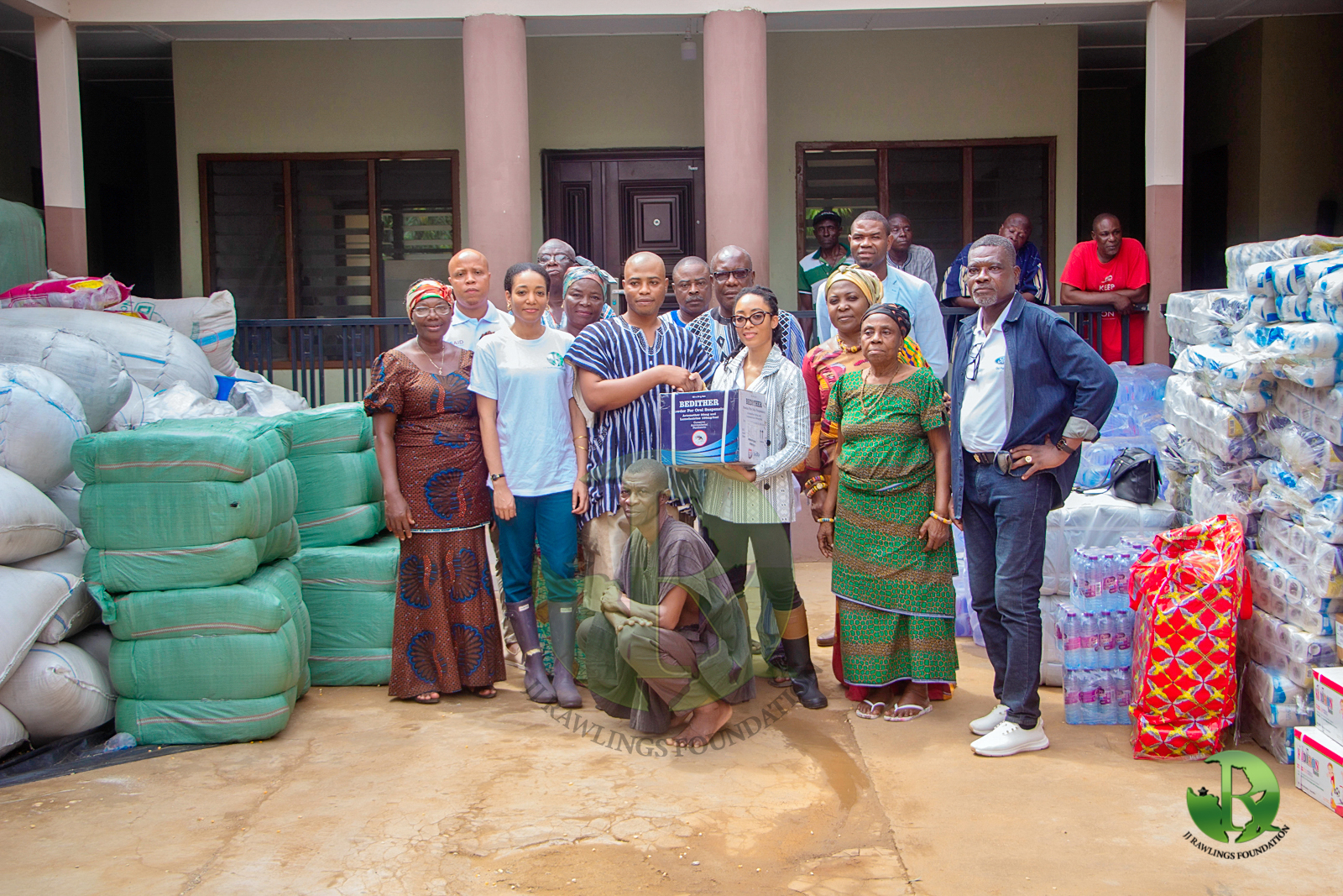 JJ Rawlings Foundation donates to Mepe flood victims | Ghana News Agency