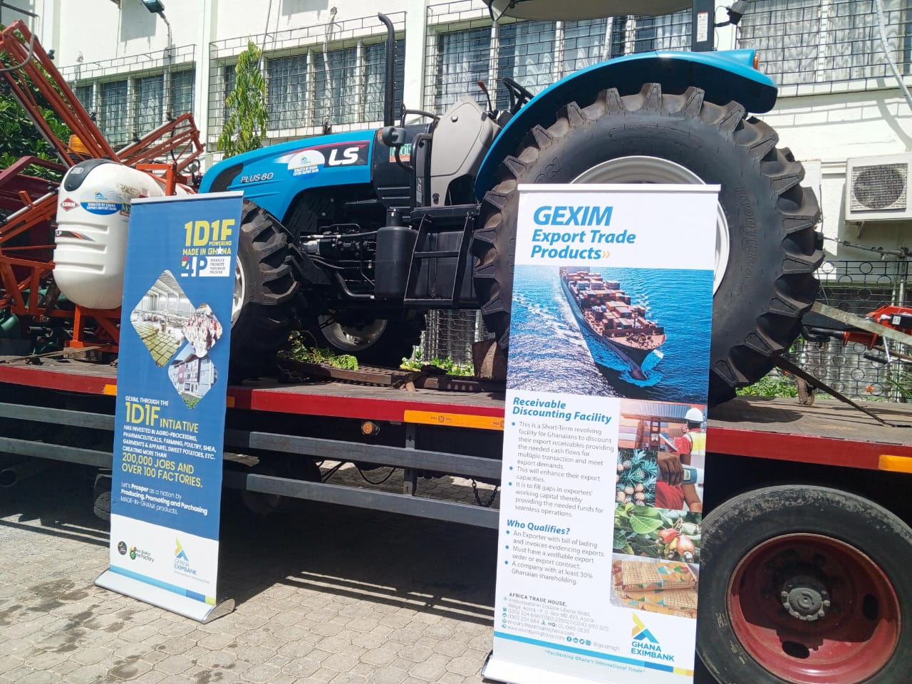 Ghana EXIM Bank supports Farmers' Day with tractor, accessories | Ghana ...