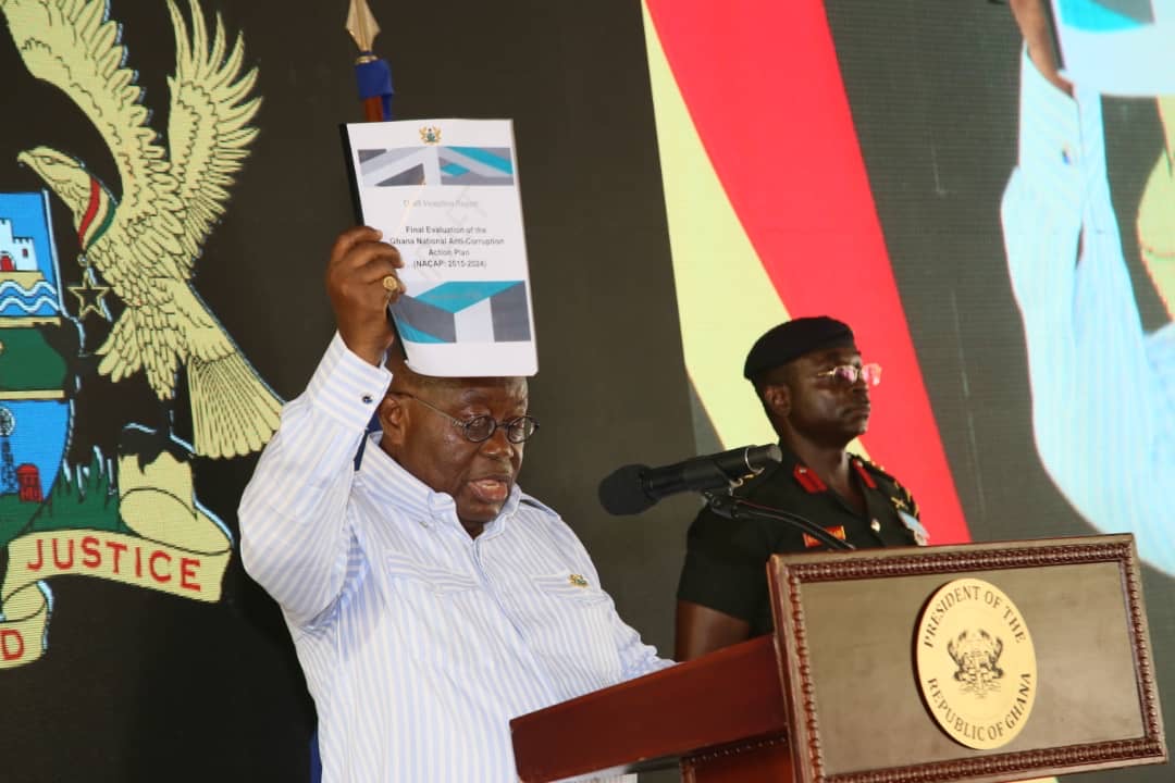 President launches evaluation of National Anti-corruption Plan | Ghana ...