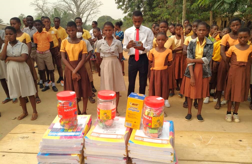 Akatsi South: Champions Susu Enterprise donates to Agorve Basic school ...