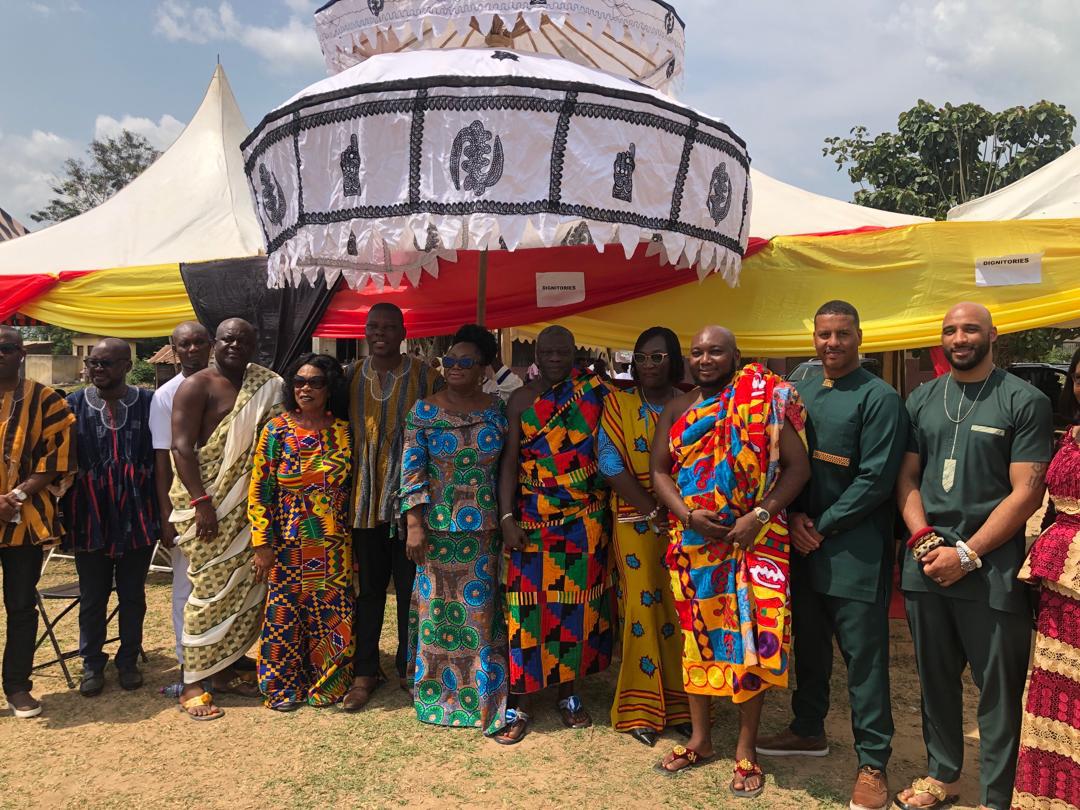 Daasebre Kwebu-Ewusi VII cuts sod for ultramodern STEM Centre | Ghana ...