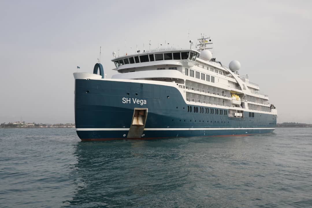 Elmina Fishing Harbour receives 280-capacity cruise ship | Ghana News ...