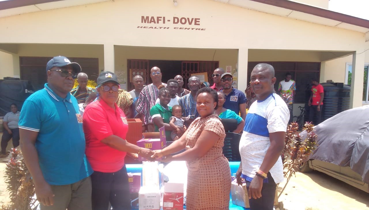 Adidome Unity and Progressive Front donates to Mafi Dove Health Centre ...