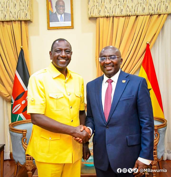Vice President Bawumia welcomes Kenyan President to Ghana | Ghana News ...