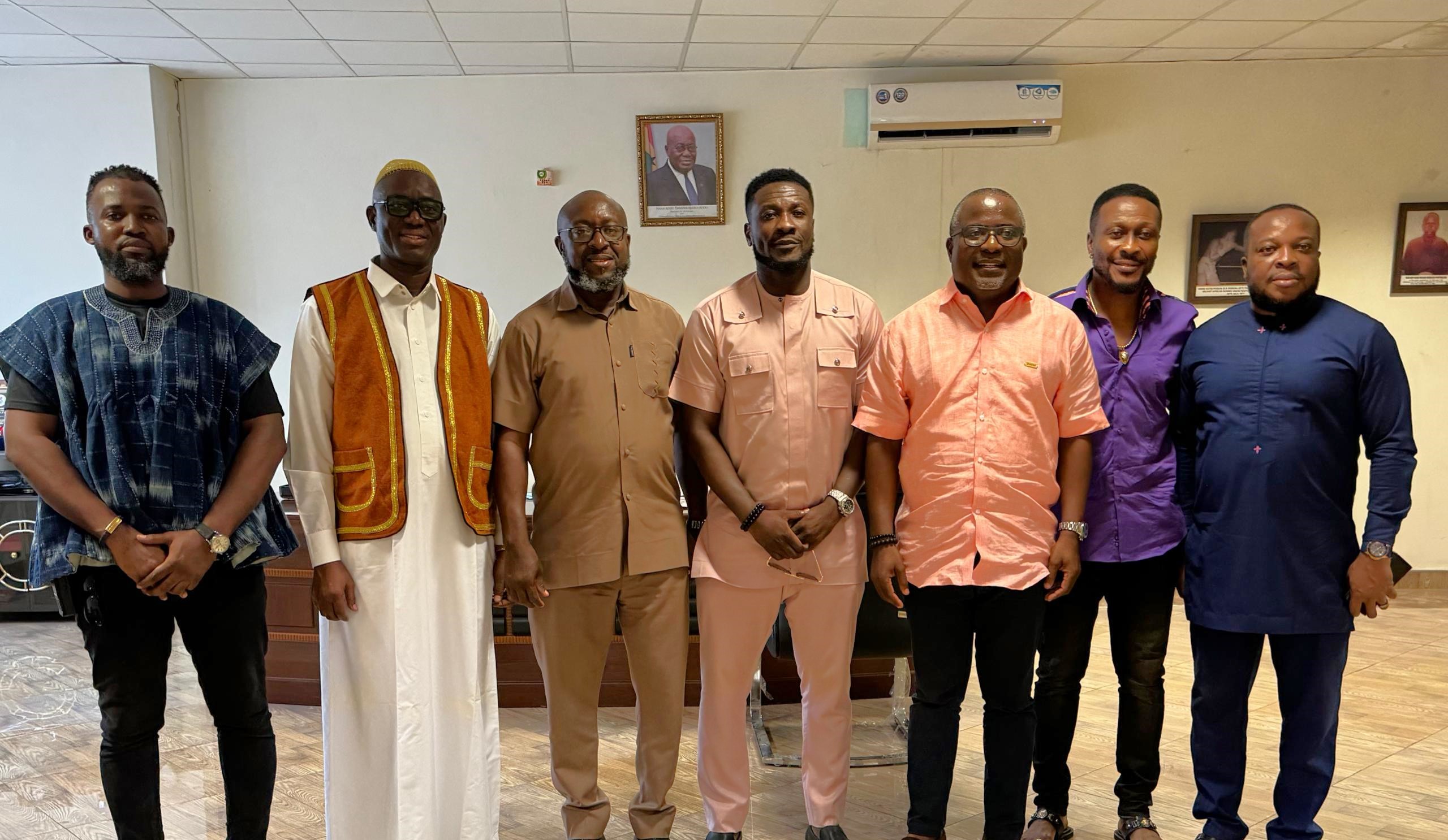 Ghana’s football legend Asamoah Gyan pays courtesy on NSA | Ghana News ...