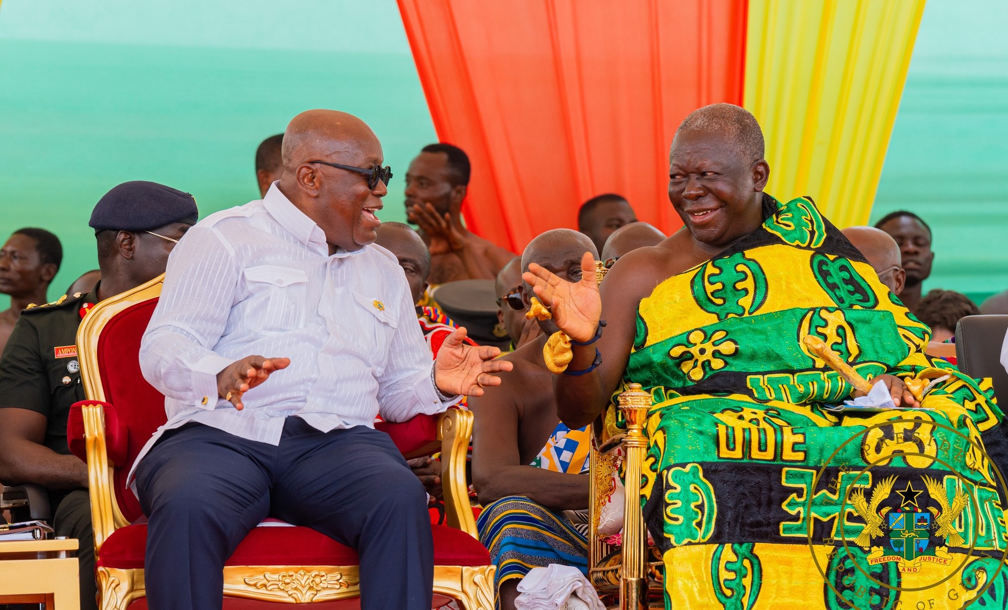 Akufo-Addo introduces Dr Bawumia and Dr Opoku Prempeh to Asantehene, as ...