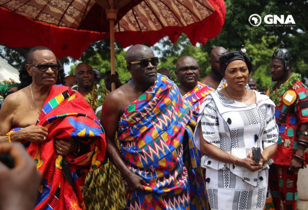 In Pictures: The Asantehene's historic visit to Ga Mantse | Ghana News ...