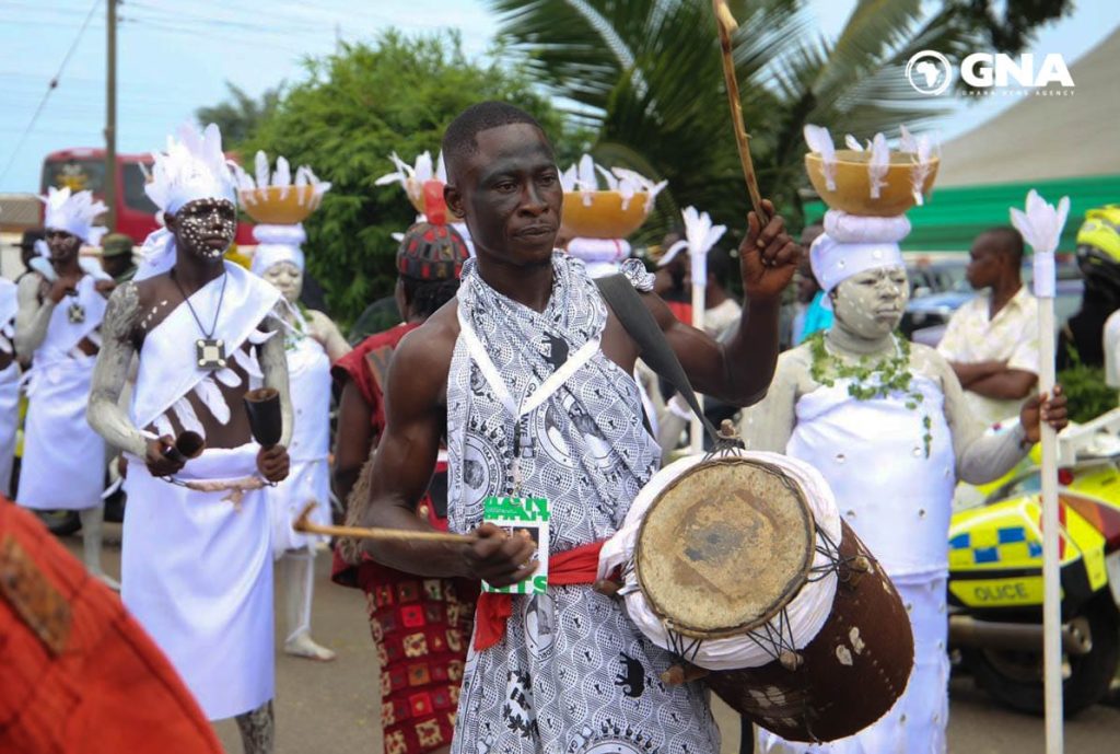 In Pictures: The Asantehene's historic visit to Ga Mantse | Ghana News ...