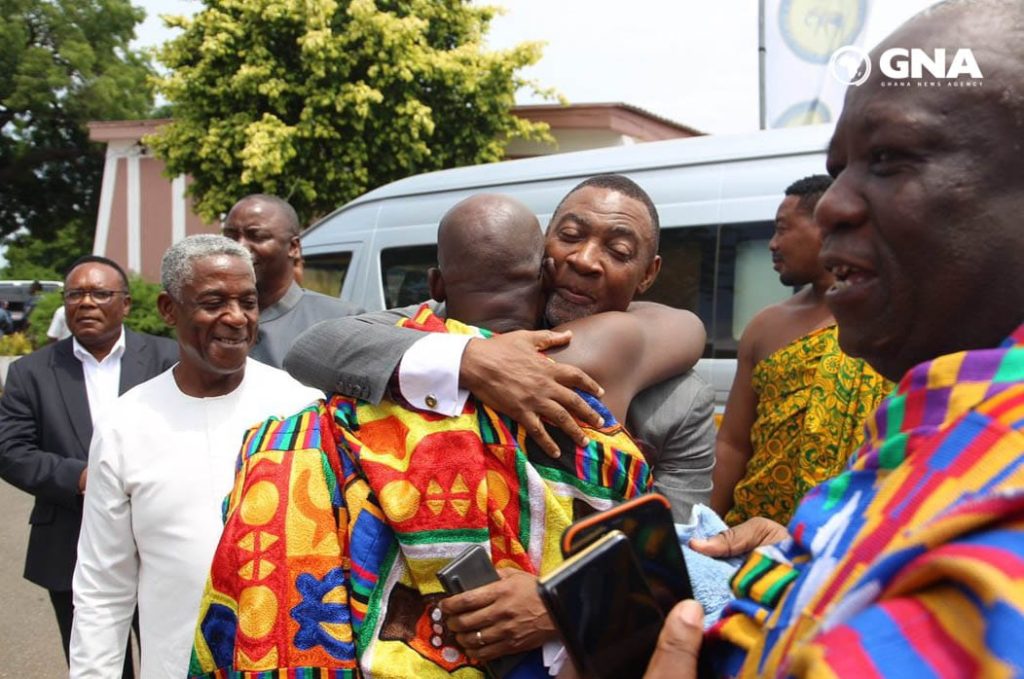 In Pictures: The Asantehene's historic visit to Ga Mantse | Ghana News ...