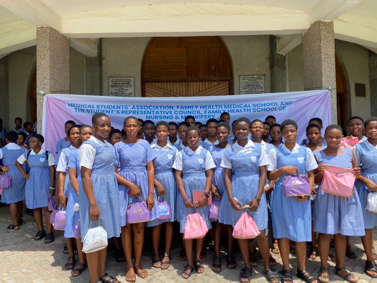 FHUC donates sanitary pads to students to mark world menstrual hygiene ...