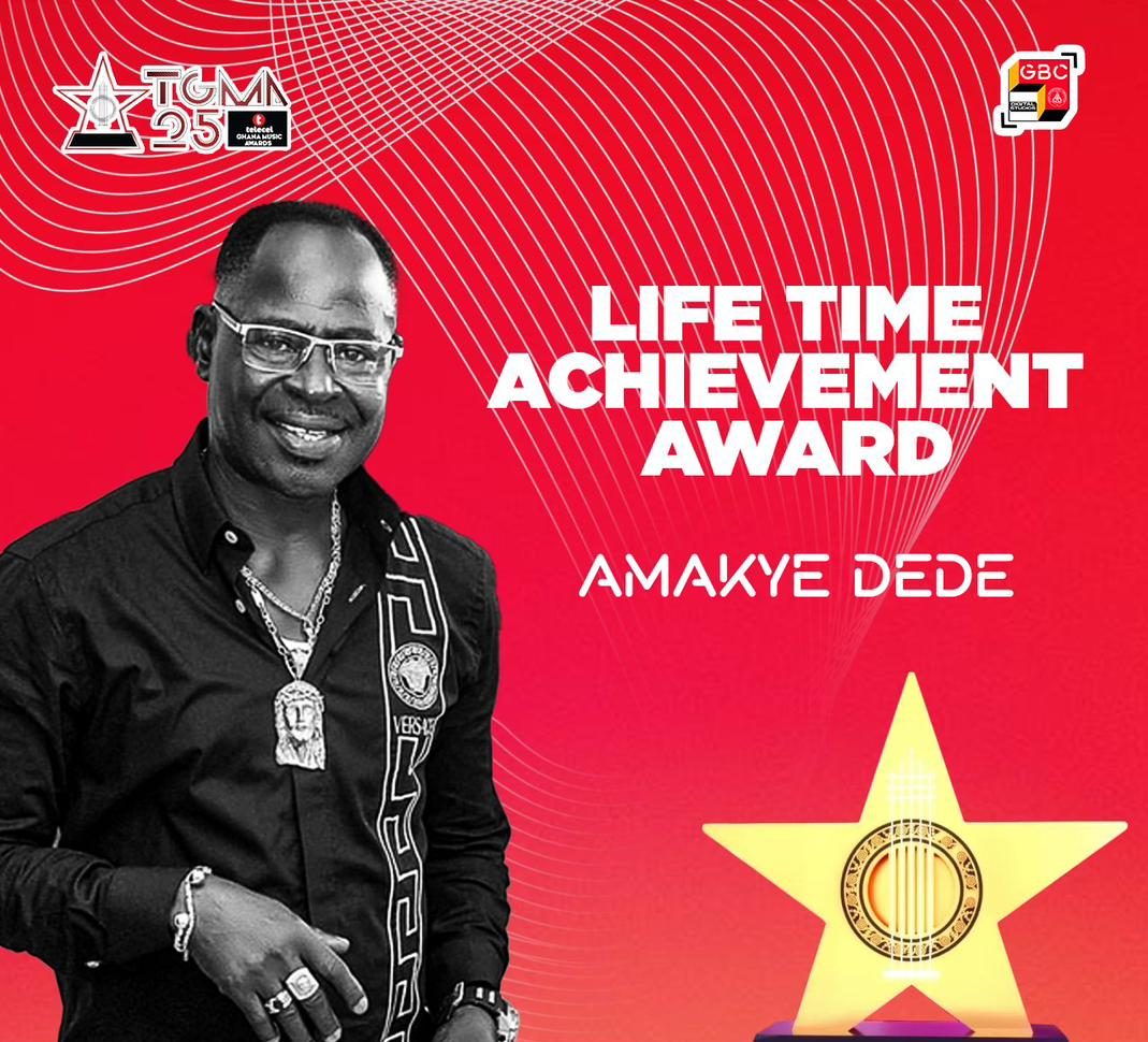 Amakye Dede receives Lifetime Achievement Award at 25th TGMA | Ghana ...