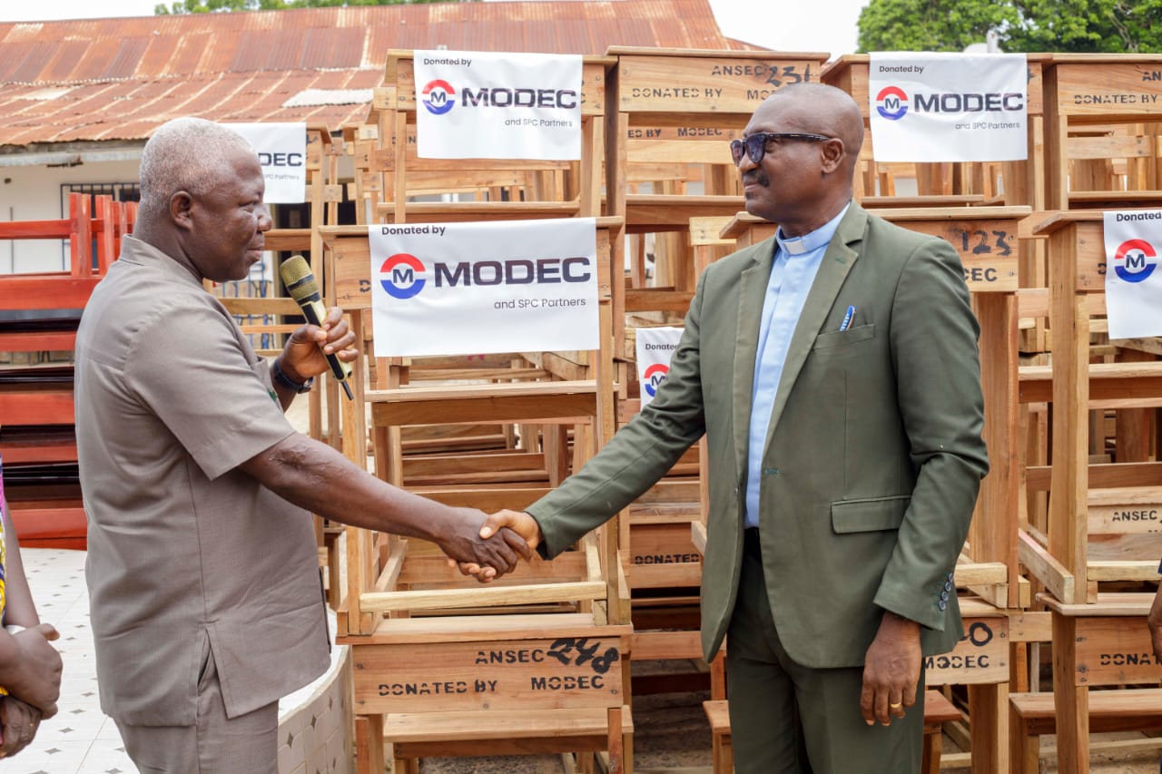 MODEC, partners donate furniture worth $42, 000 to Anum Presby SHS ...