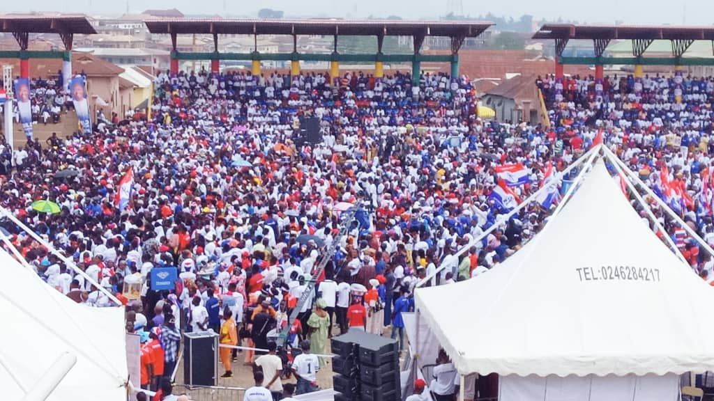 Thousands besiege Jubilee Park in Kumasi as NPP unveils NAPO | Ghana ...