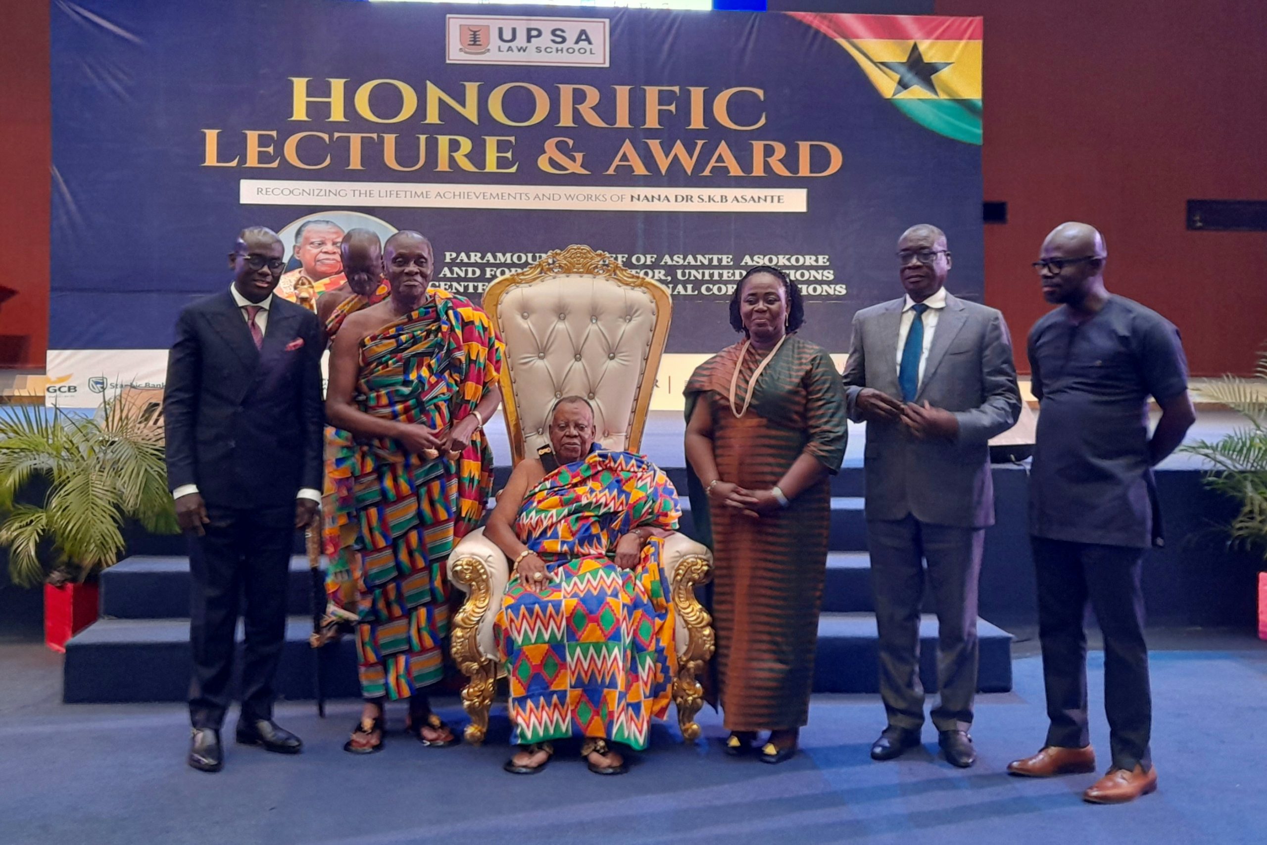UPSA Law School honours Dr. S.K.B. Asante with Lifetime Achievement ...