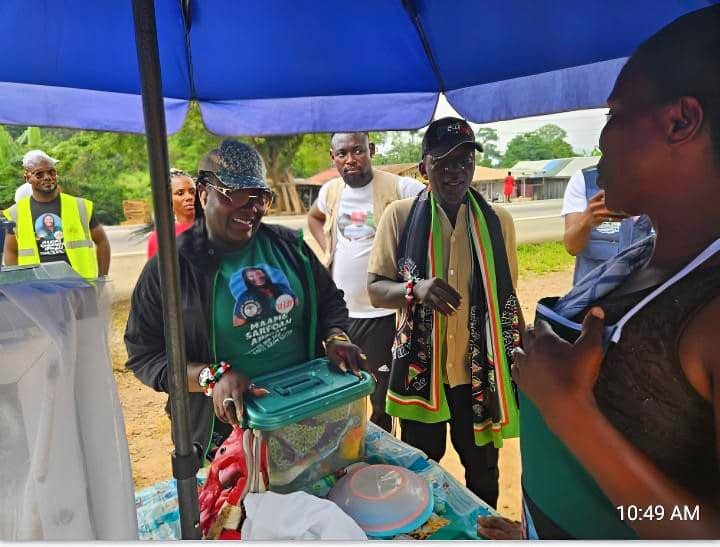 Asante-Akim South NDC parliamentary candidate takes campaign to markets ... Asante-Akim South NDC parliamentary candidate takes campaign to markets ...