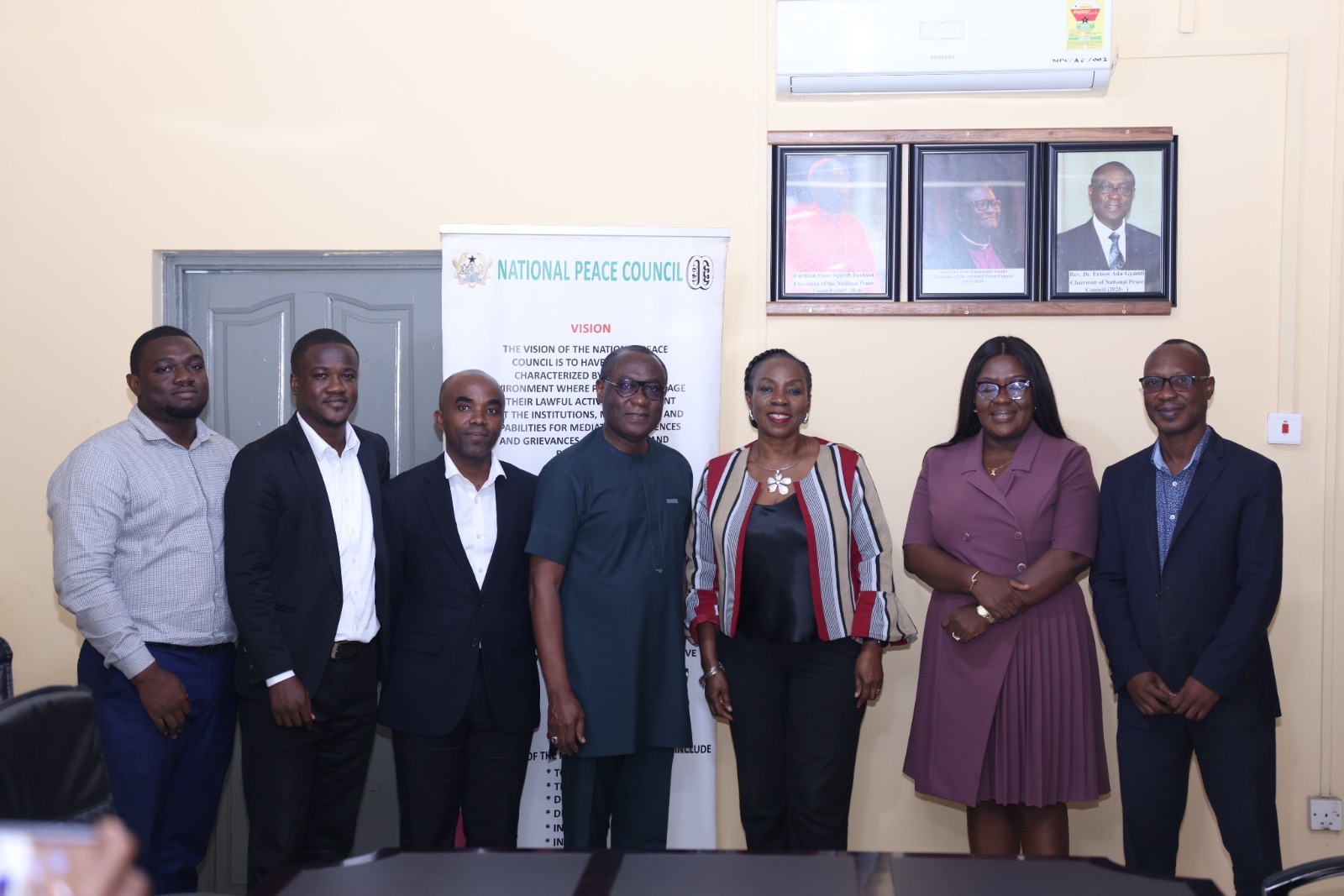 Delegation from IPR, Ghana calls on Chairman of National Peace Council ...