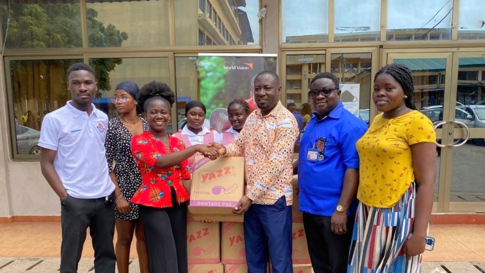 World Vision Ghana donates sanitary pads to ATU, others | Ghana News Agency
