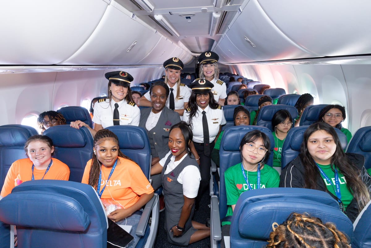 Delta Airline’s ‘WING Flight’ introduces girls to careers in aviation ...