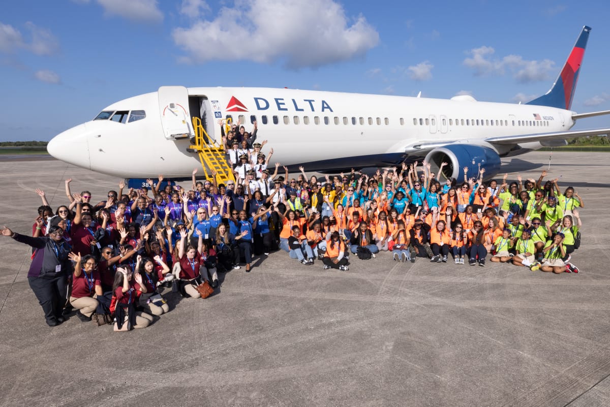 Delta Airline’s ‘WING Flight’ introduces girls to careers in aviation ...