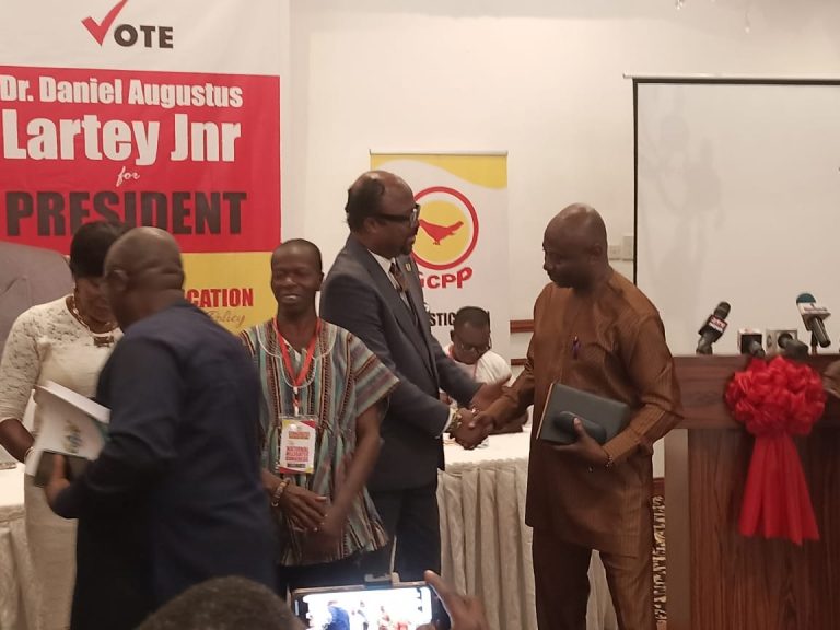 GCPP elects Dr. Daniel Augustus Lartey Jnr. as Flagbearer | Ghana News ...