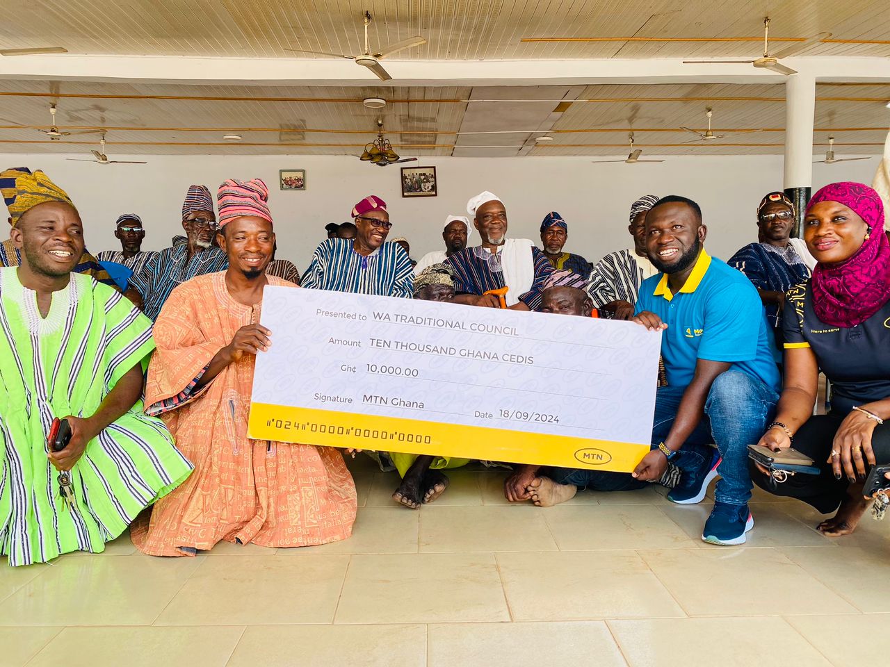 Wa Naa commends MTN Ghana for dedicated support to Wala Traditional ...
