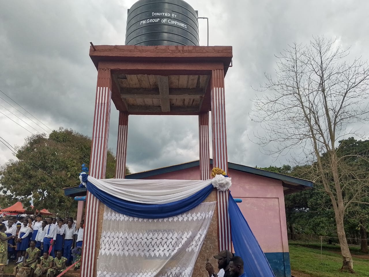 CEO of PM Group of Companies constructs mechanised borehole for Juaboso ...