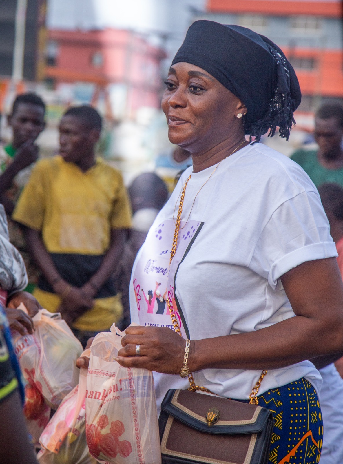 Actress Myna Otto celebrates women's day with Muslim women in Accra ...