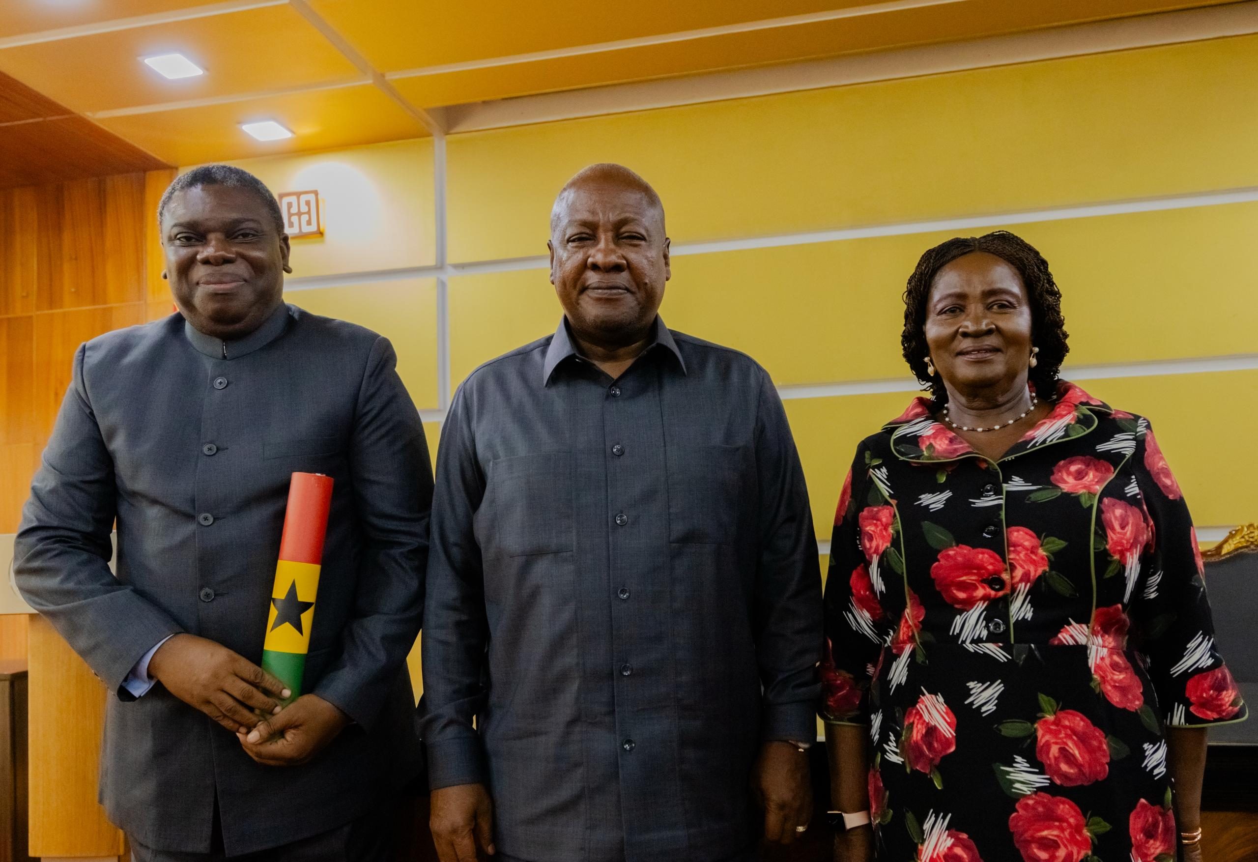 Mahama swears-in Yamson as Administrator of District Assemblies' Common ...