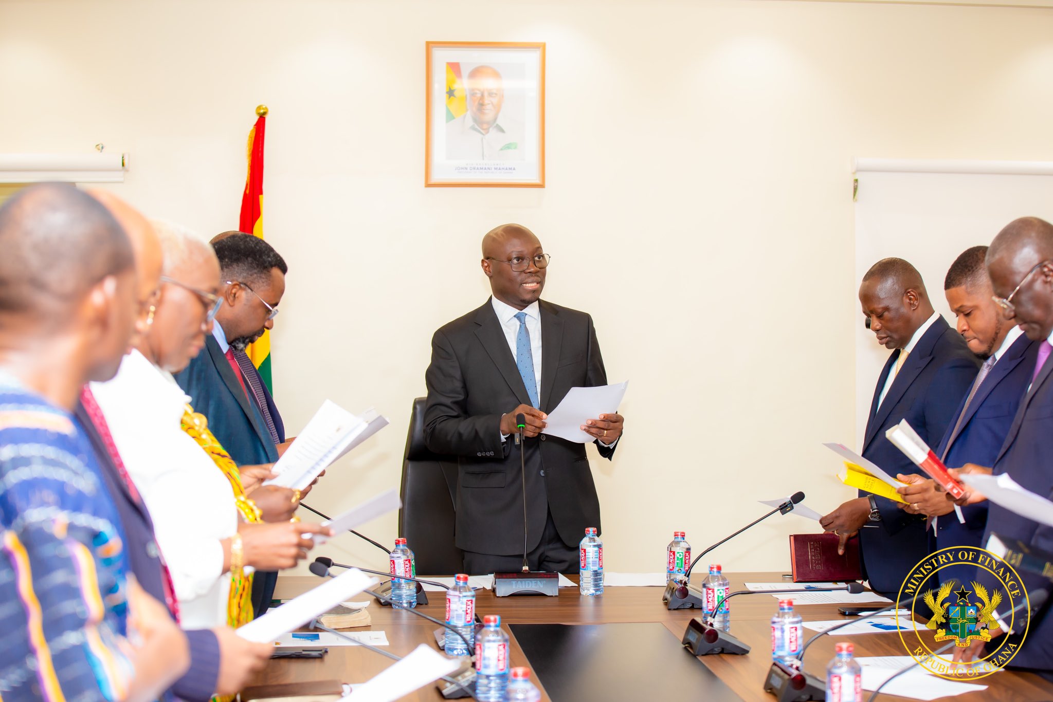 Finance Minister Inaugurates 13-Member Board of Ghana GoldBod | Ghana ...