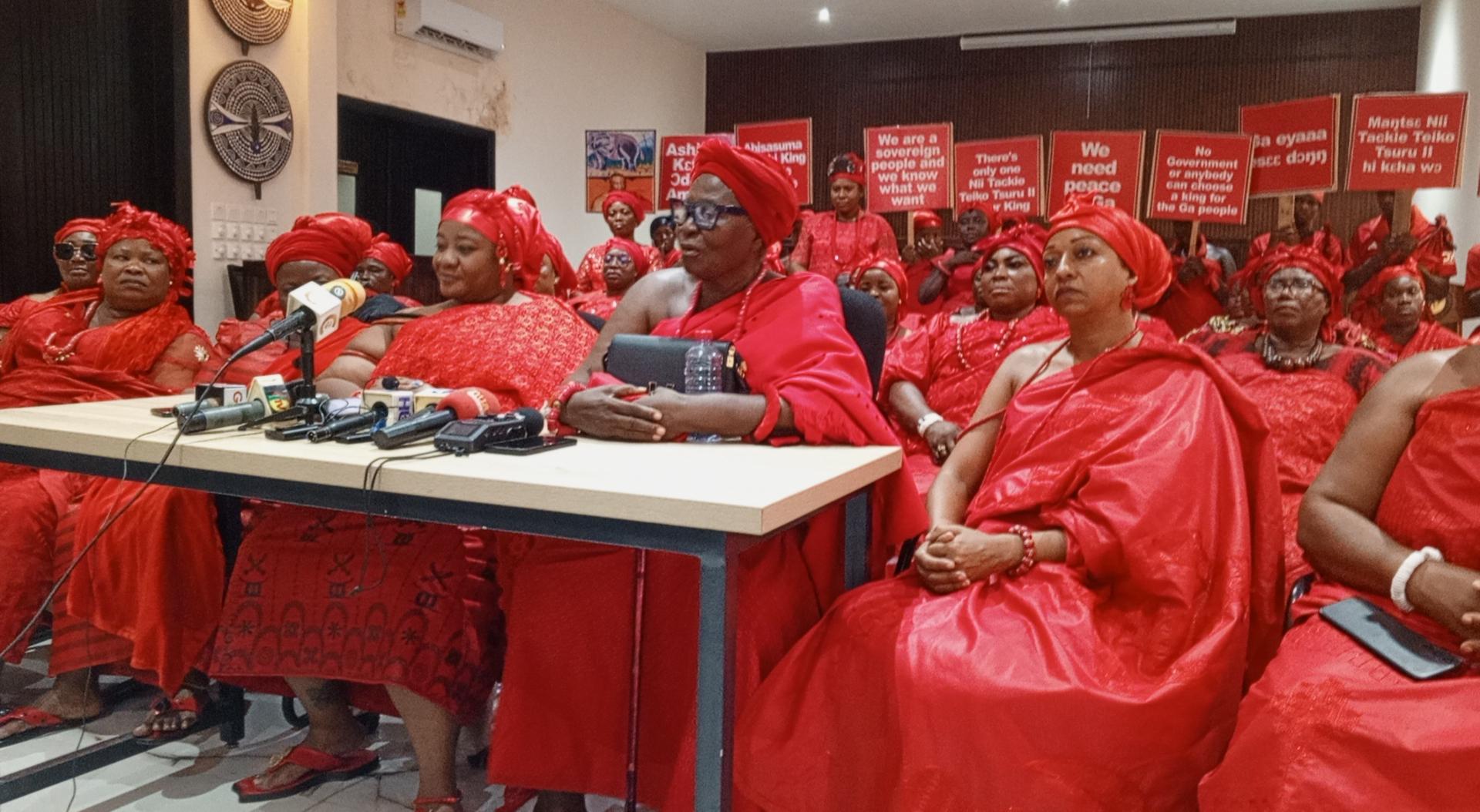 Queen Mothers, Women Warriors Support King Tackie TeikoTsuru II | Ghana ...