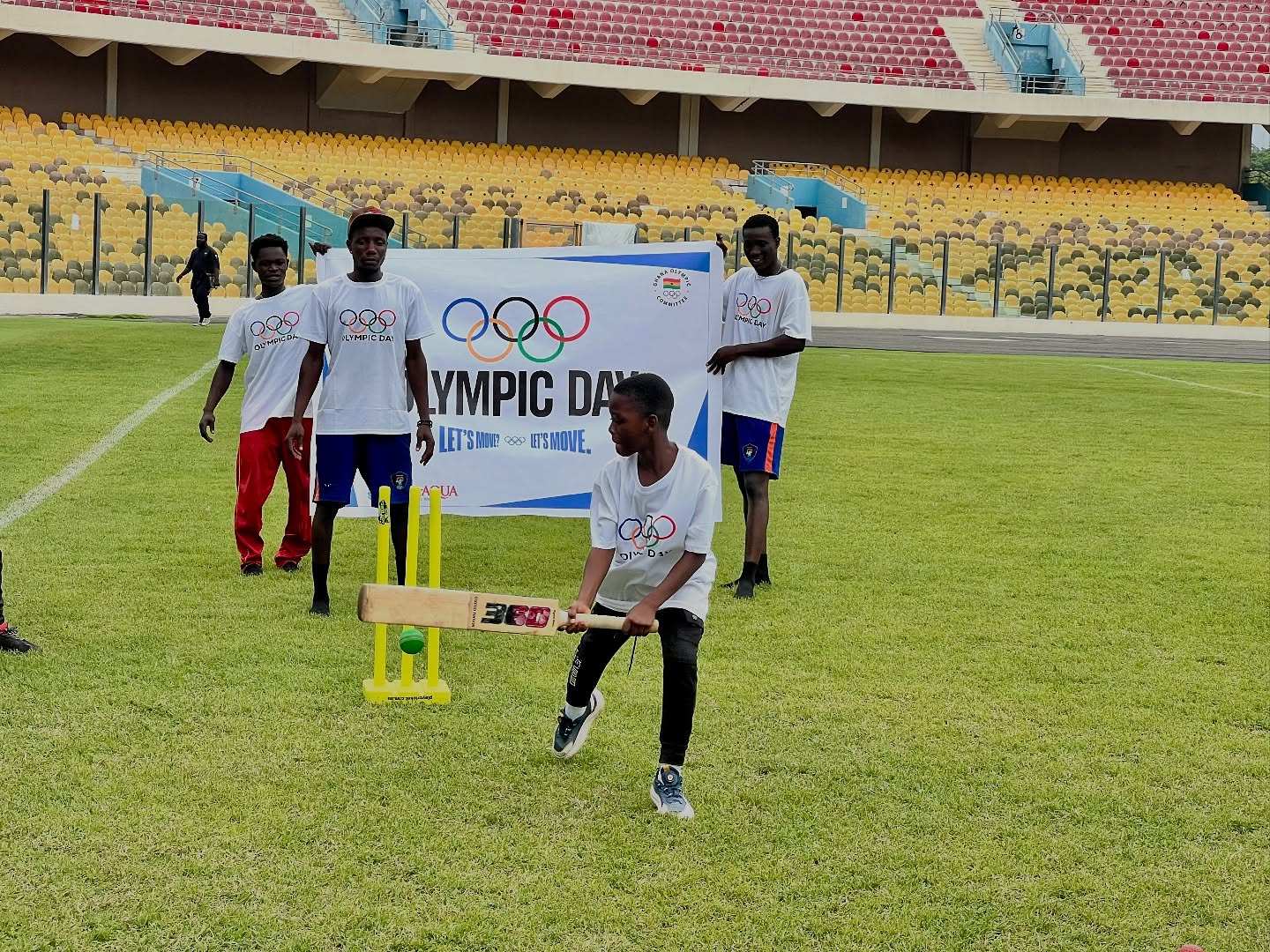 Cricket takes center stage at 2025 Olympic Day Celebration | Ghana News ...