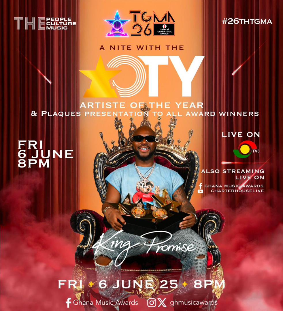 King Promise headlines 26th TGMA AOTY Nite on June 6 | Ghana News Agency