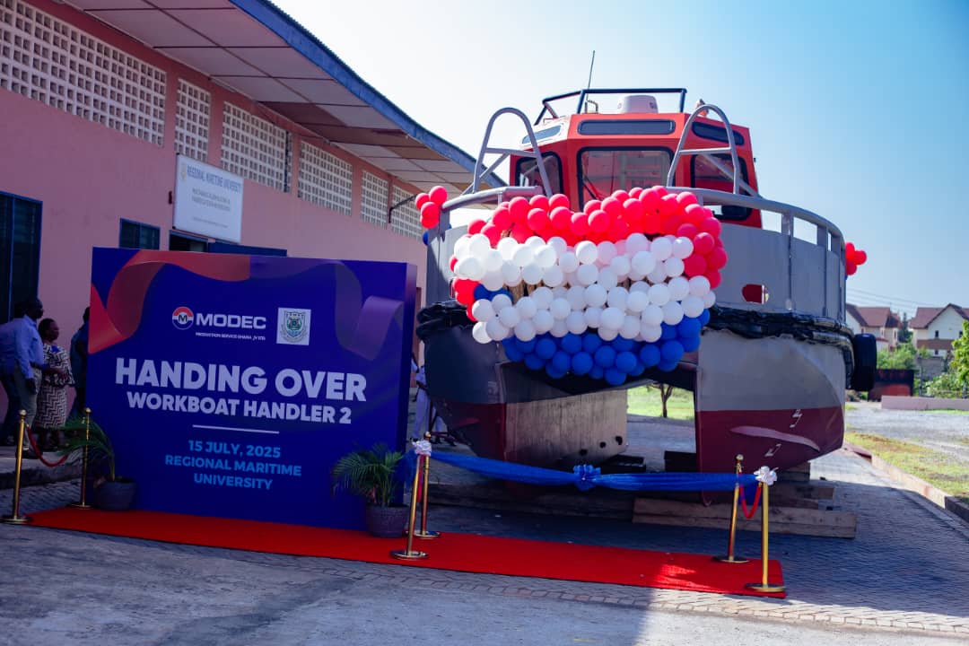 MODEC donates workboat to Regional Maritime University | Ghana News Agency